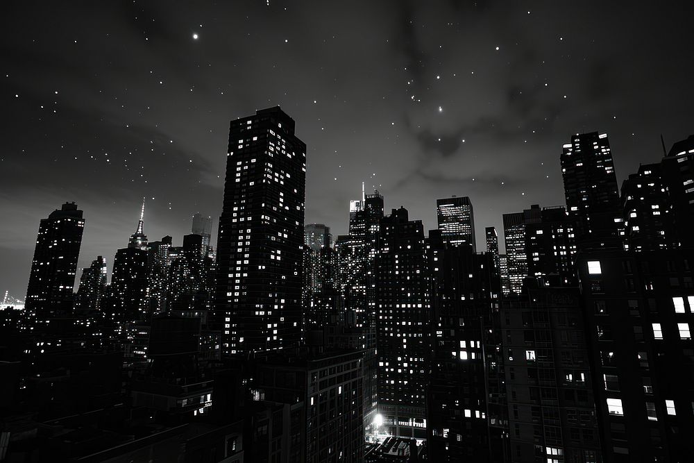 Night sky night city architecture | Free Photo - rawpixel