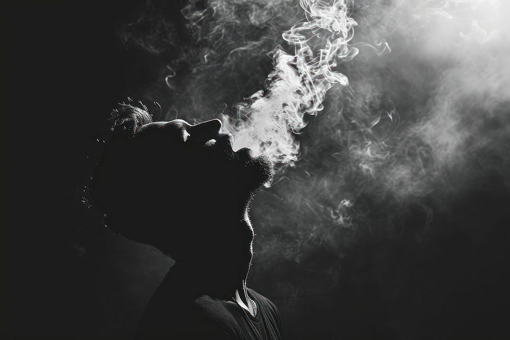 Smoke human form smoke monochrome | Premium Photo - rawpixel
