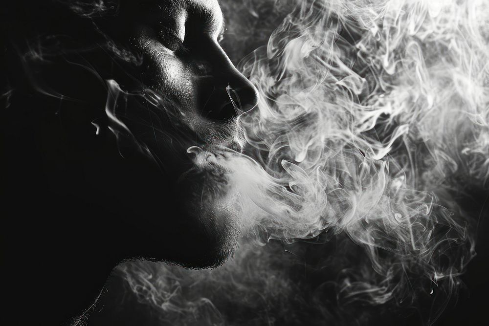 Smoke human form smoke monochrome | Premium Photo - rawpixel