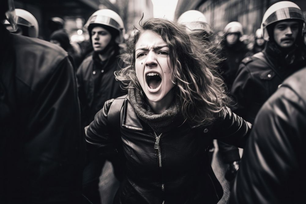 Mob people shouting adult architecture. | Free Photo - rawpixel