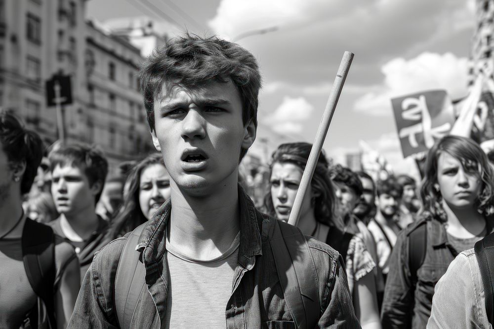 Mob people protest photography portrait. | Free Photo - rawpixel