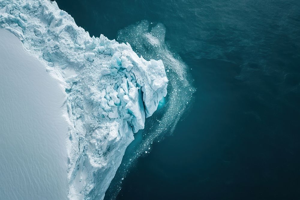 Cracking iceberg outdoors glacier nature. | Free Photo - rawpixel