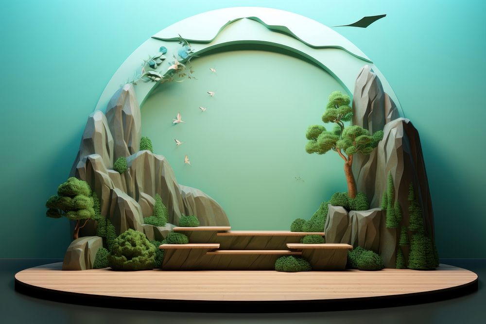 Nature background product display backdrop | Premium Photo Illustration ...