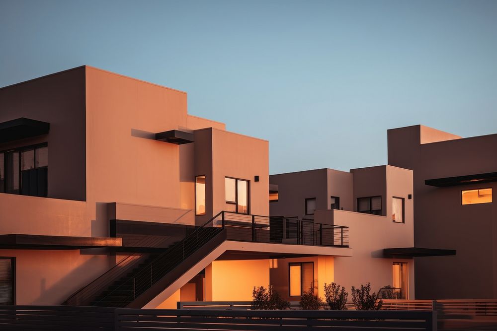 Apartment complex exterior architecture building | Free Photo - rawpixel