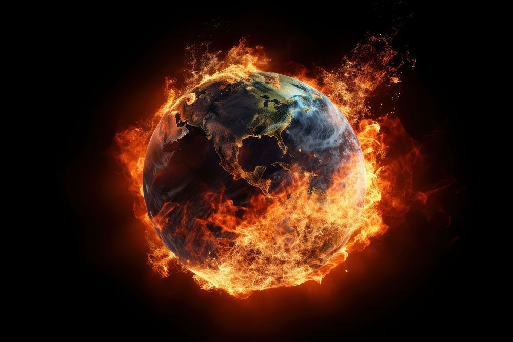 Earth fire earth planet space | Free Photo - rawpixel