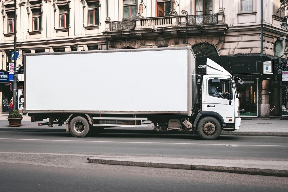 Cargo truck vehicle street car. | Premium Photo - rawpixel