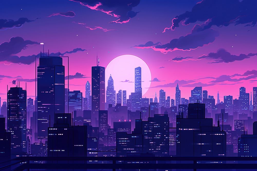 Minimal skyline buildings architecture cityscape | Premium Photo ...