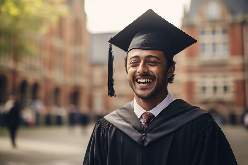 Indian man graduation portrait student. | Free Photo - rawpixel