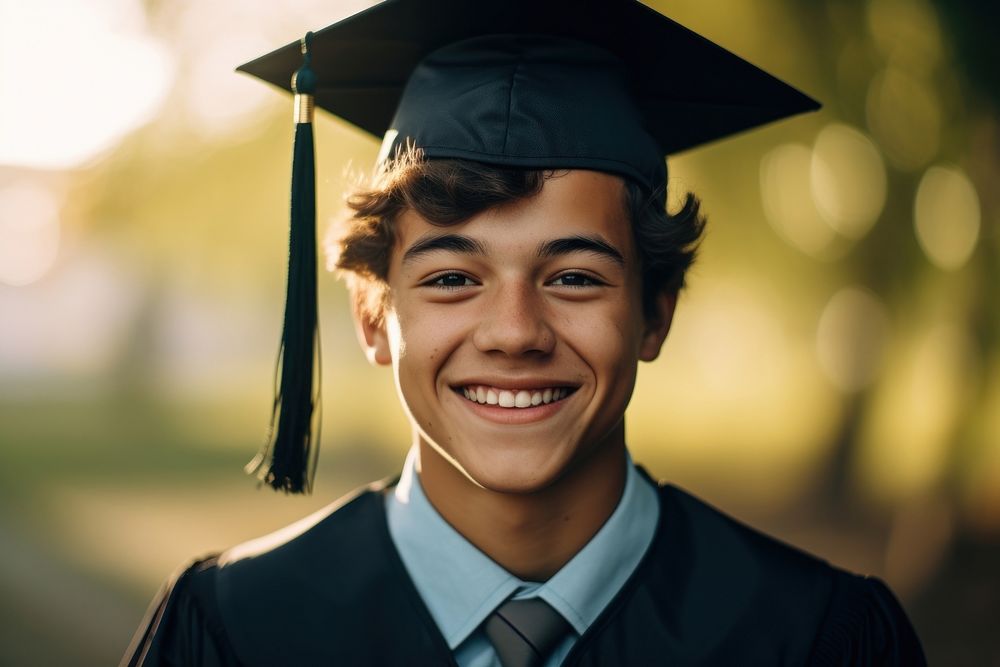 Latino boy graduation portrait student | Free Photo - rawpixel