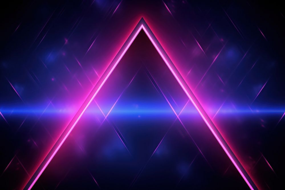 Triangle background neon backgrounds abstract. | Premium Photo ...