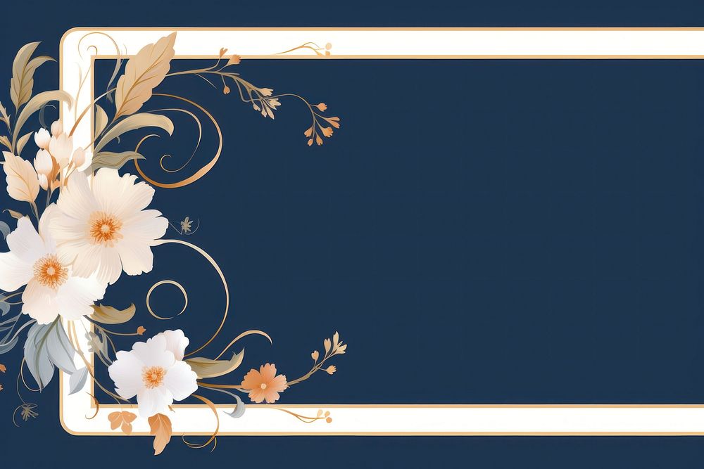 Floral frame border pattern flower | Premium Photo Illustration - rawpixel