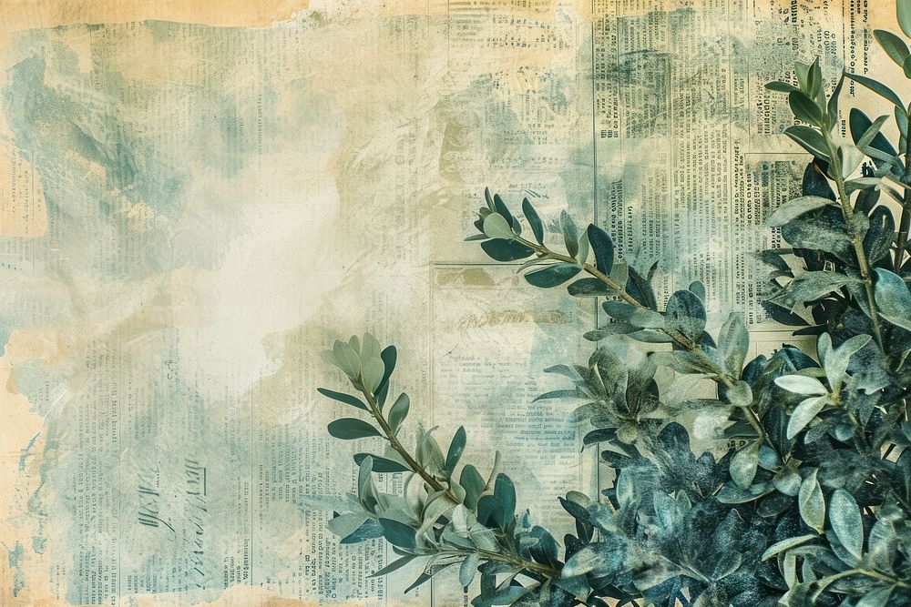 Hands ephemera border background herbs | Premium Photo Illustration ...