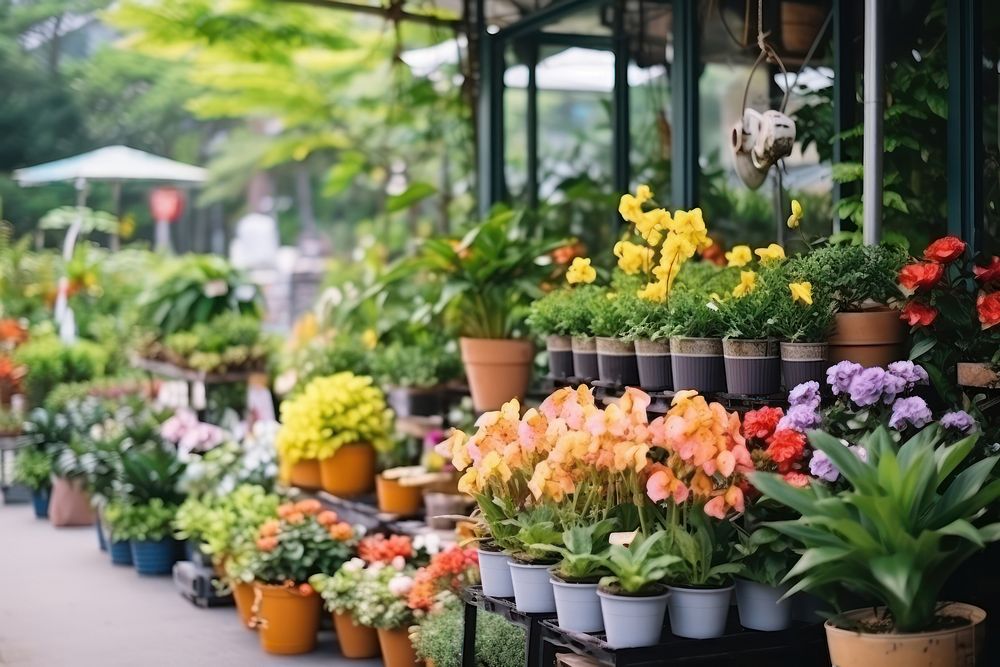 Flower shop garden plant gardening. | Free Photo - rawpixel