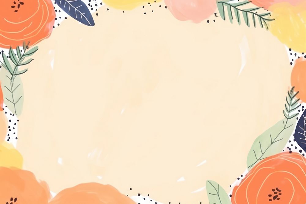 Shape and flower frame backgrounds | Free Photo Illustration - rawpixel