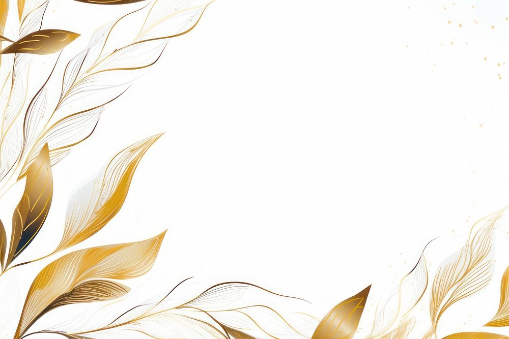 Botanical leaf frame backgrounds pattern | Free Photo Illustration ...