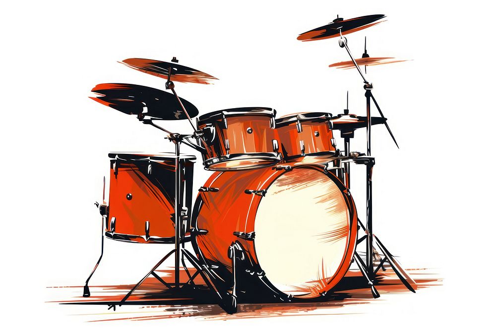 Jazz drum drums percussion white | Premium Photo Illustration - rawpixel