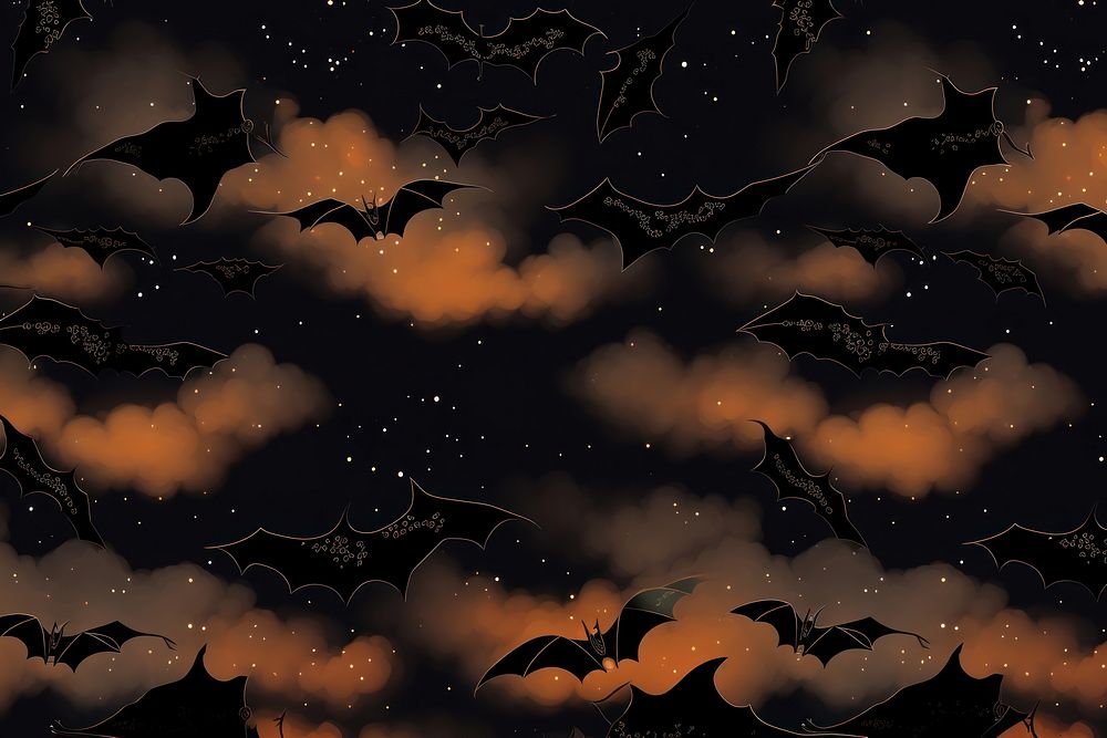 Bats night sky backgrounds. | Premium Photo Illustration - rawpixel