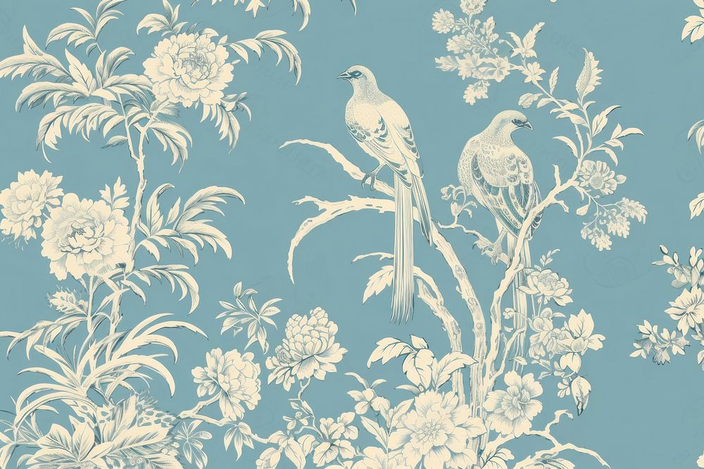 Birds wallpaper pattern nature | Free Photo Illustration - rawpixel