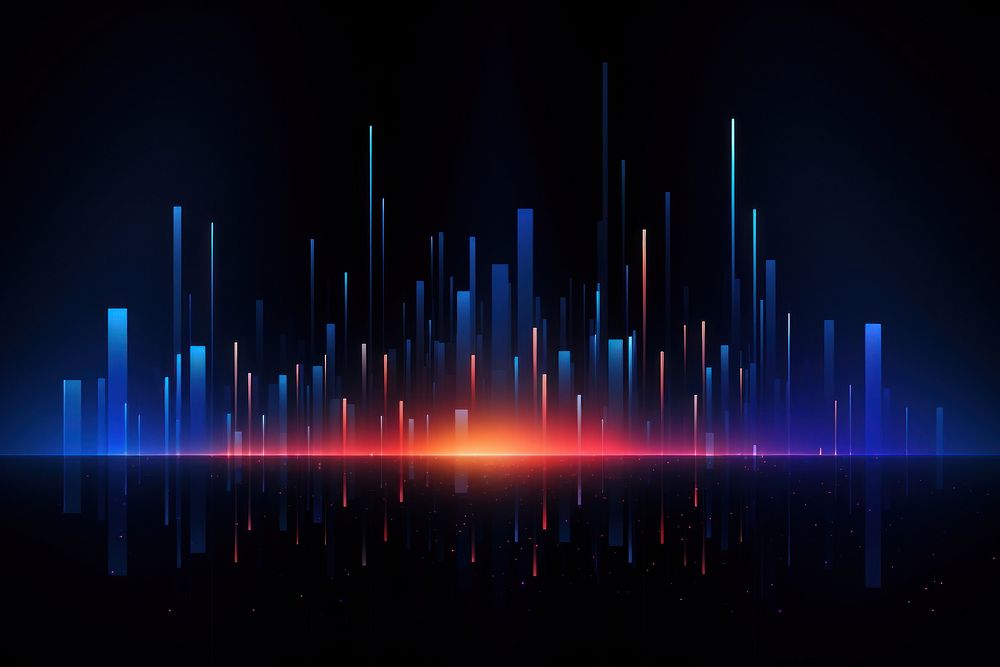 Gradient neon audio graphic backgrounds | Premium Photo Illustration ...