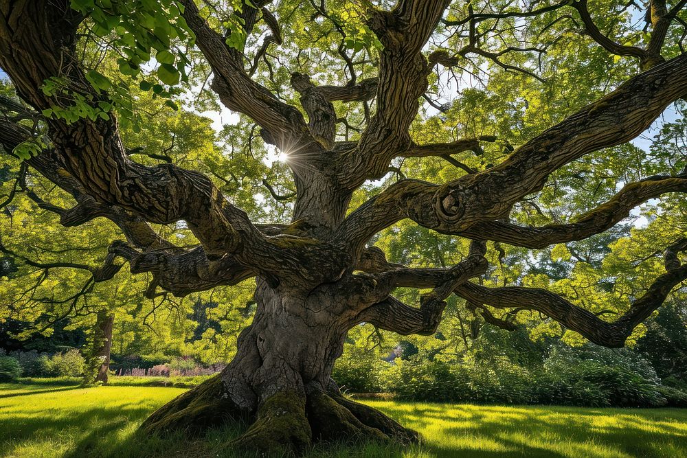 Oak tree outdoors woodland nature. | Premium Photo - rawpixel