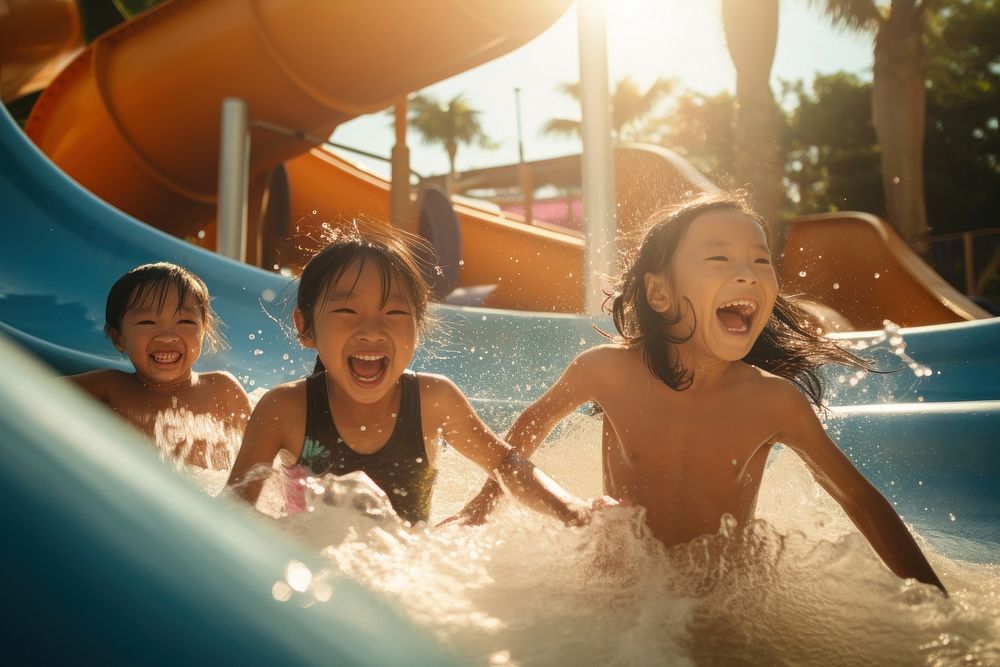 Vietnamese kids recreation swimming outdoors. | Free Photo - rawpixel