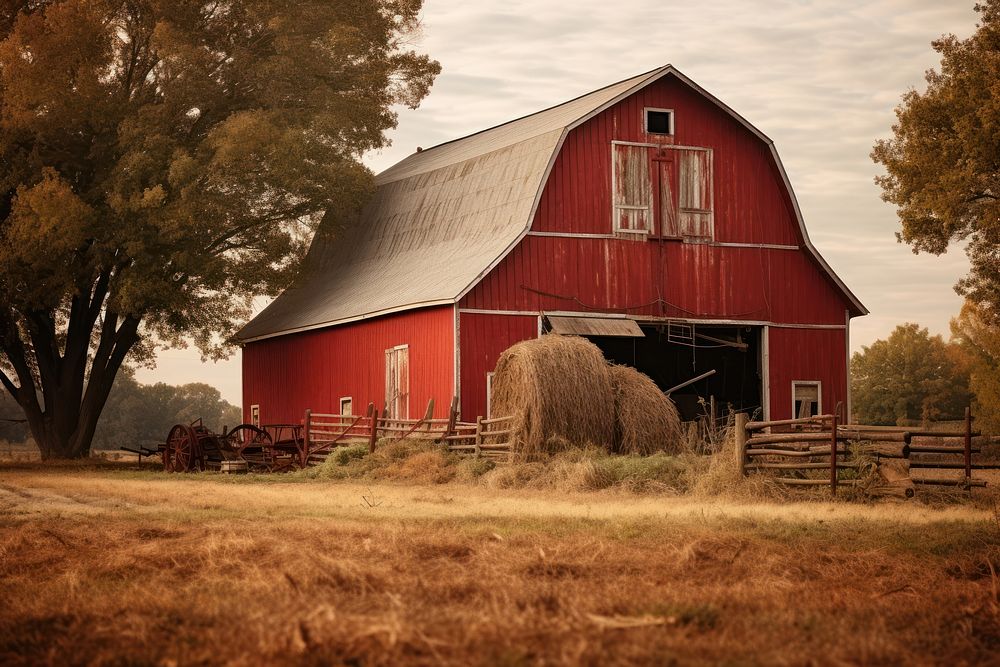 Scenery farm barn architecture building. | Premium Photo - rawpixel