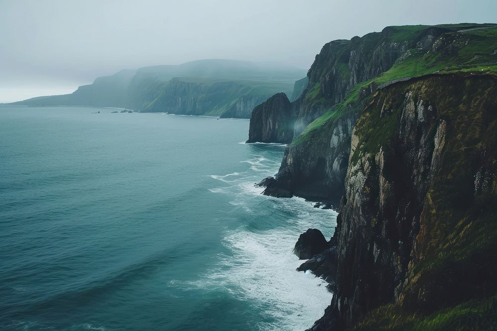 Ireland promontory outdoors nature. | Free Photo - rawpixel