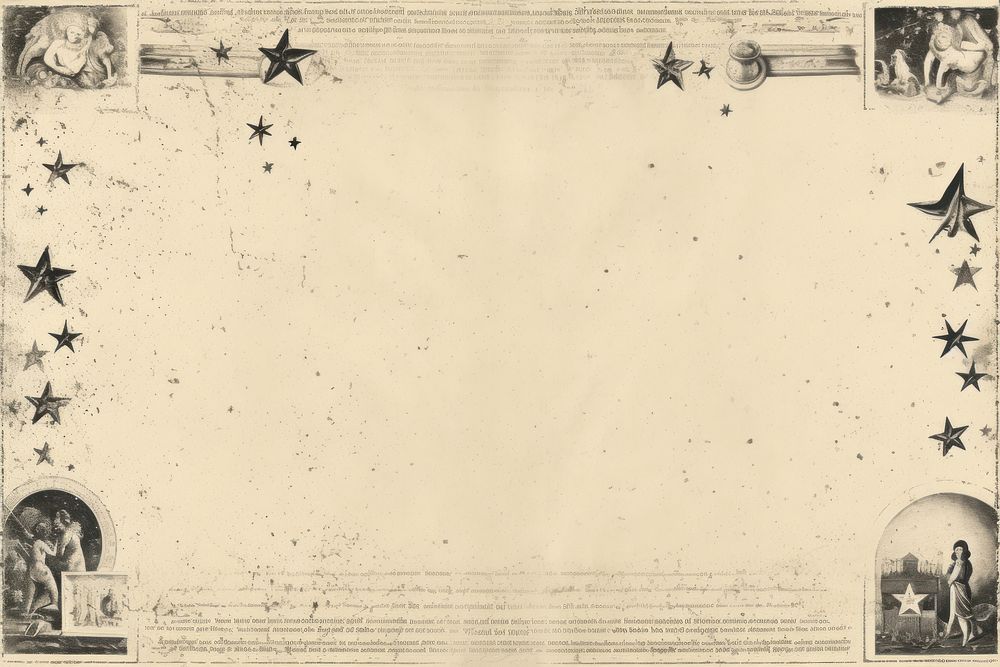 Zodiac icons border backgrounds paper | Free Photo Illustration - rawpixel