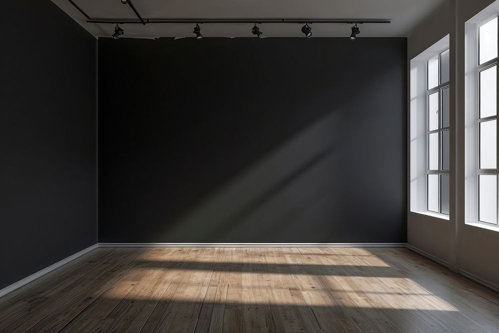 Empty scene room black wall | Premium Photo - rawpixel