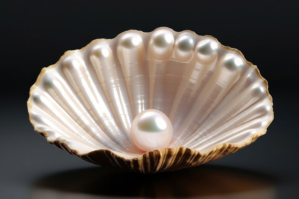 Pearl pearl seashell jewelry. | Premium Photo - rawpixel