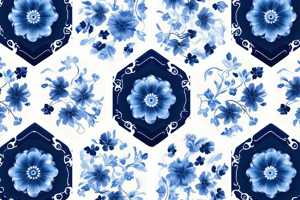 Tile pattern hexagon backgrounds porcelain | Free Photo Illustration ...