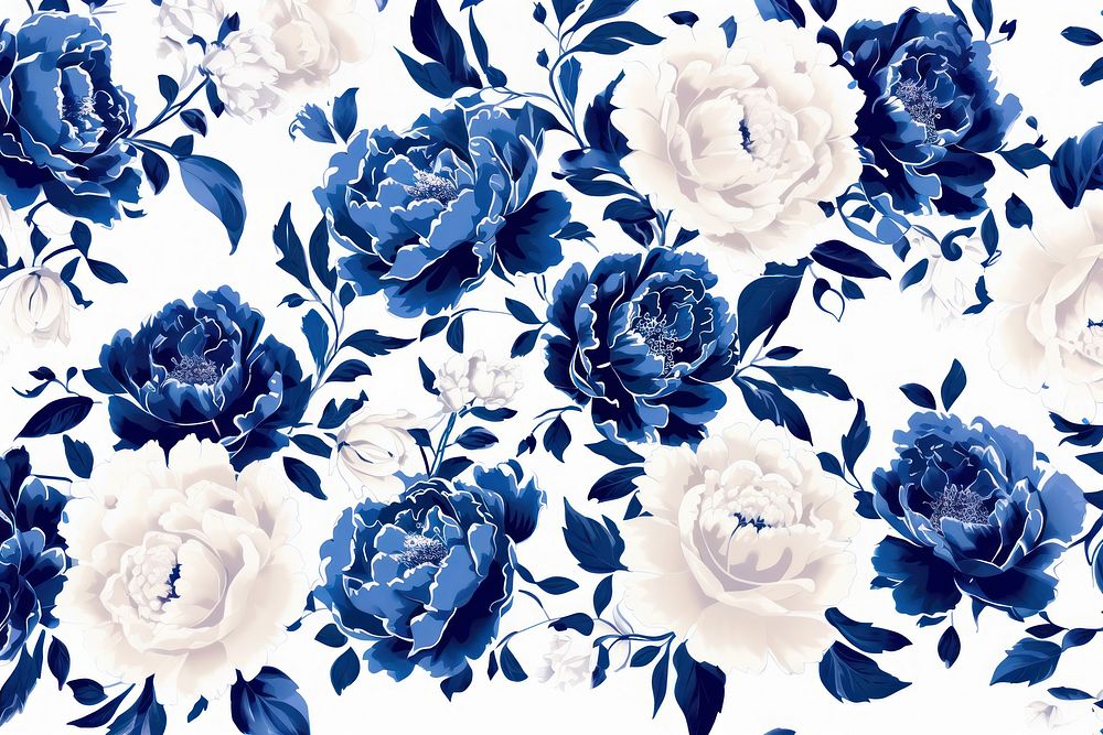 Tile pattern peony patern art | Premium Photo Illustration - rawpixel