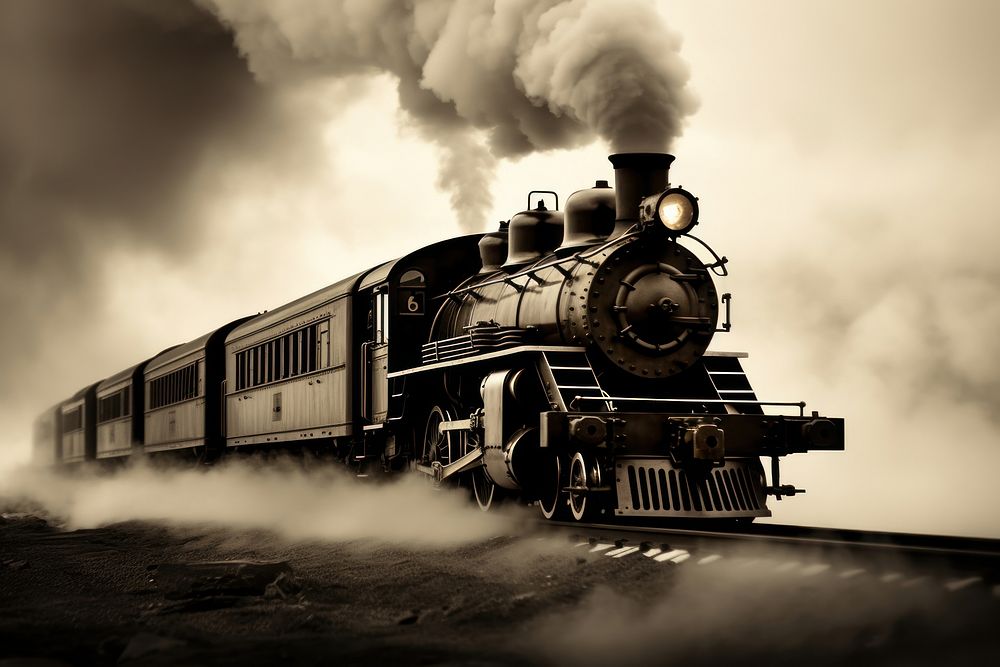 Photography steam train locomotive vehicle | Premium Photo - rawpixel