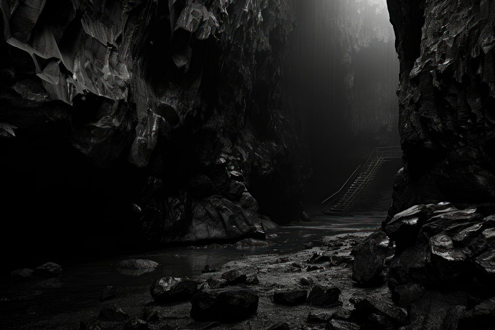 Photography cave monochrome nature black. | Premium Photo - rawpixel