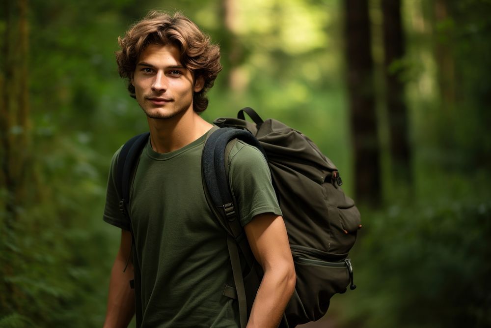 Backpack adventure portrait outdoors. | Premium Photo - rawpixel