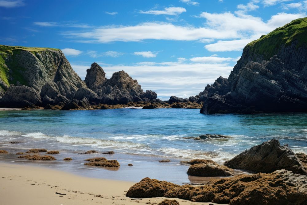 Island beach rock landscape. | Free Photo - rawpixel