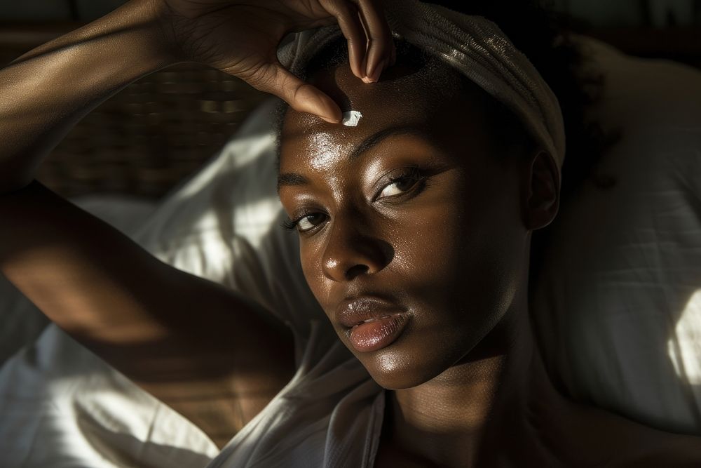 Kenyan woman skin bedroom adult. | Premium Photo - rawpixel