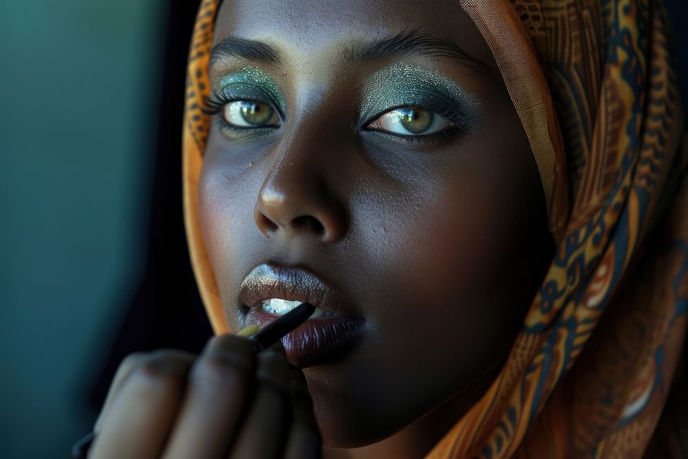 Somali woman makeup adult skin | Free Photo - rawpixel