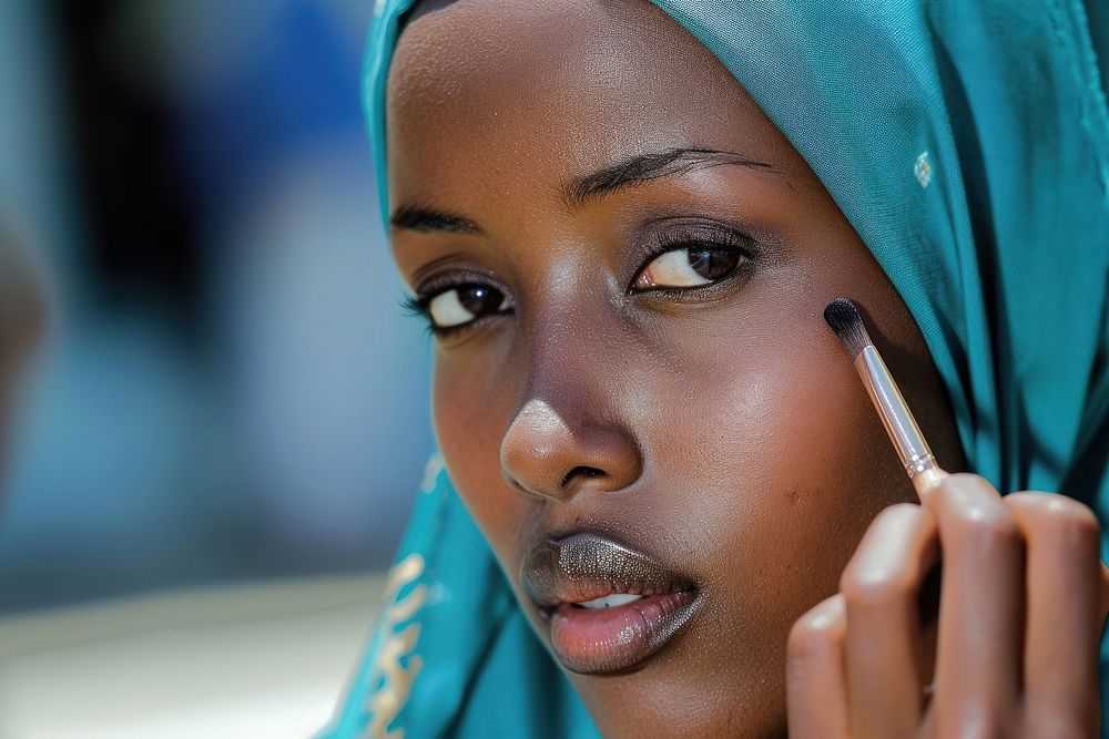 Somali woman makeup dreadlocks technology. | Premium Photo - rawpixel