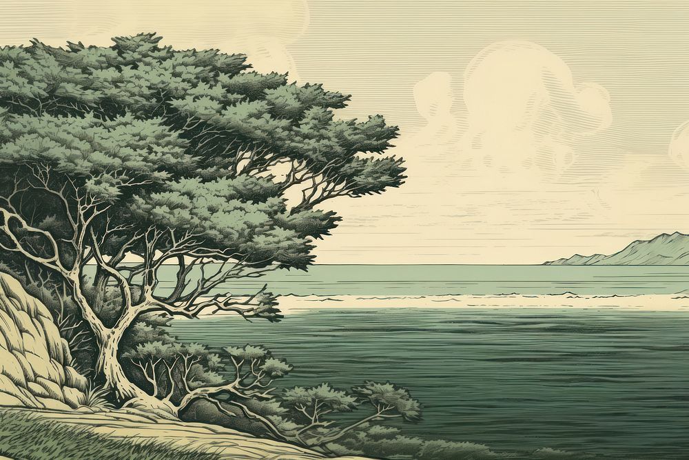 Tree outdoors drawing sketch. | Free Photo Illustration - rawpixel