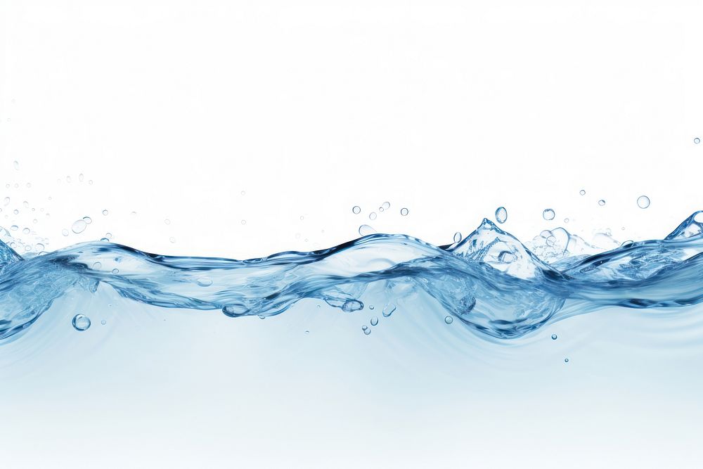 Real water backgrounds white background | Free Photo Illustration ...