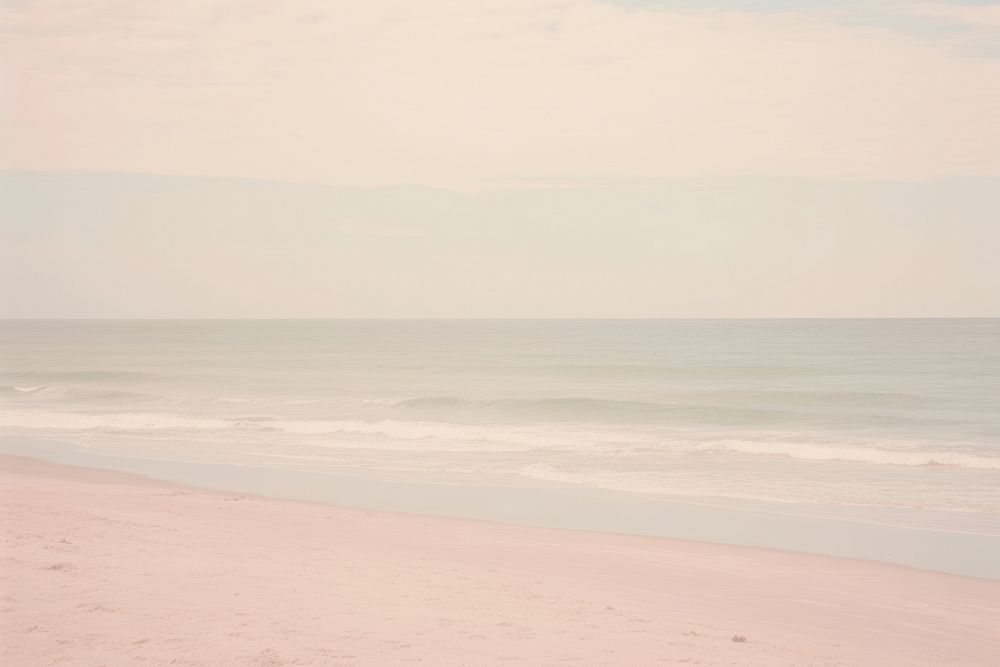 Pink beach landscape outdoors horizon. | Premium Photo - rawpixel