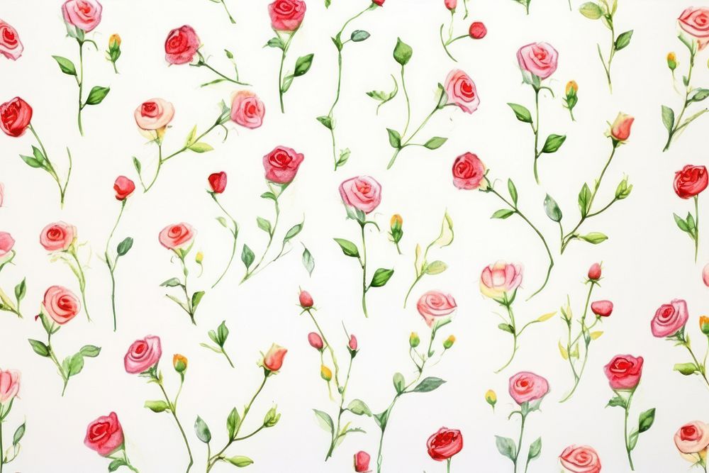Vintage roses pattern backgrounds flower. | Free Photo - rawpixel