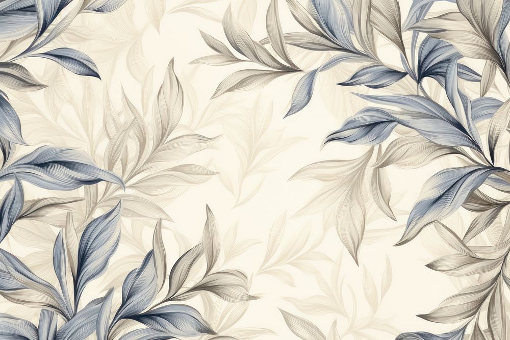 Blue leave backgrounds wallpaper pattern. | Free Photo Illustration ...