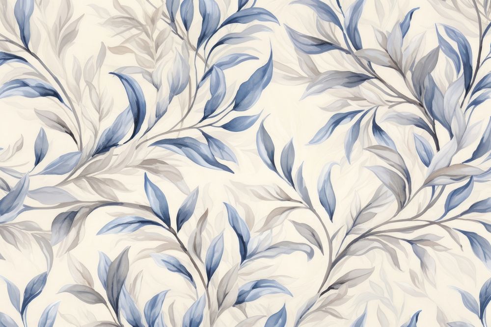 Blue leave backgrounds wallpaper pattern. | Free Photo Illustration ...