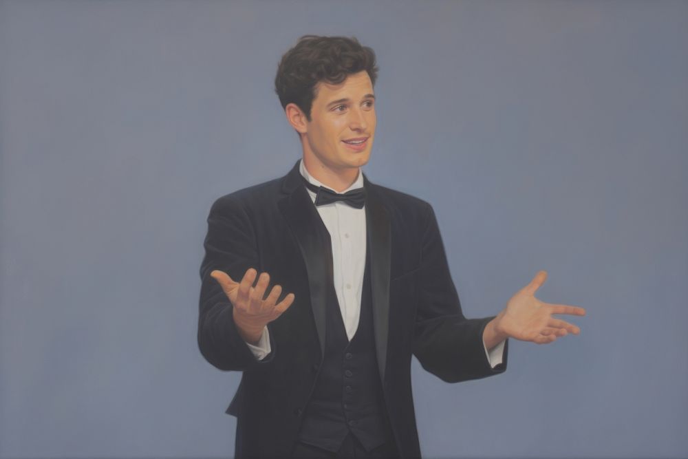 Person performing magic tricks tuxedo | Free Photo Illustration - rawpixel