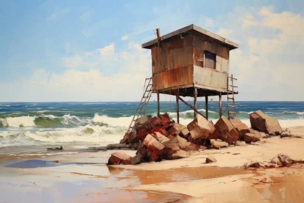 Home beach architecture building | Free Photo Illustration - rawpixel