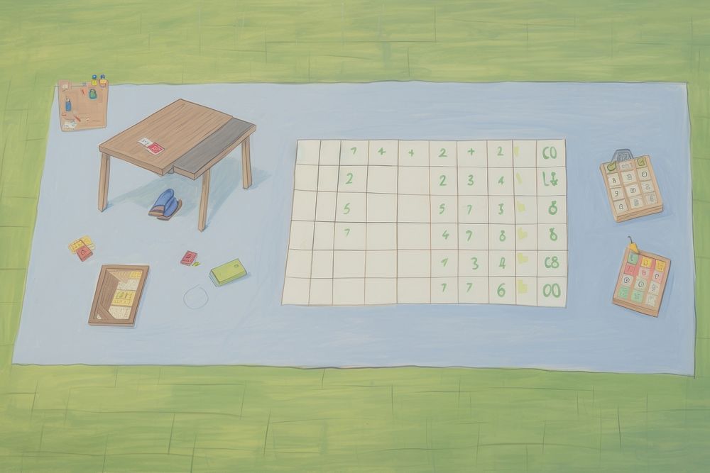 Math number furniture flooring. | Premium Photo Illustration - rawpixel