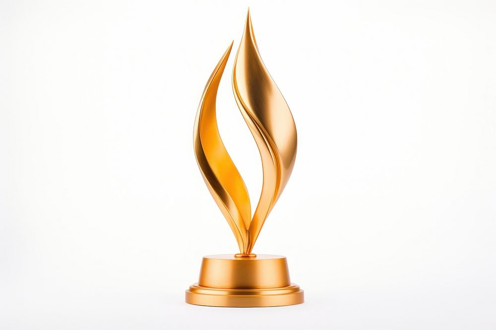 Golden award abstract trophy white | Premium Photo - rawpixel
