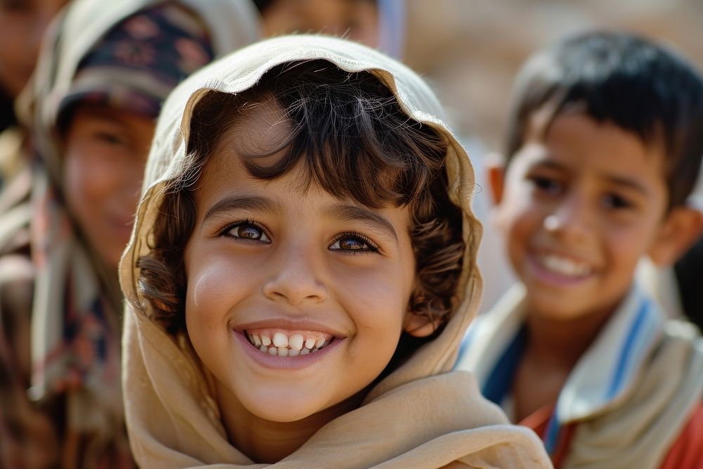 Happy littleSaudi Arabian kids child | Premium Photo - rawpixel